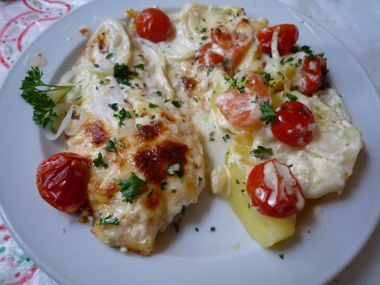 Rotbarsch mit Zwiebel-Kruste | Kochmeister Rezept