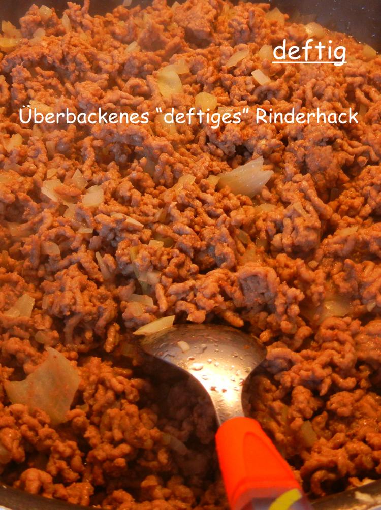 Überbackenes "deftiges" Rinderhackfleisch | Kochmeister Rezept