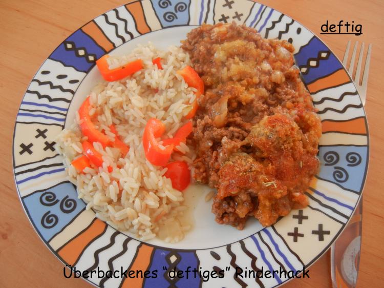 Überbackenes "deftiges" Rinderhackfleisch | Kochmeister Rezept